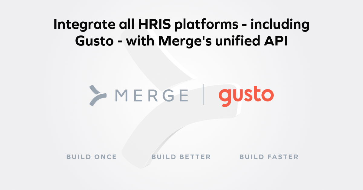 Merge - HRIS Gusto Integration