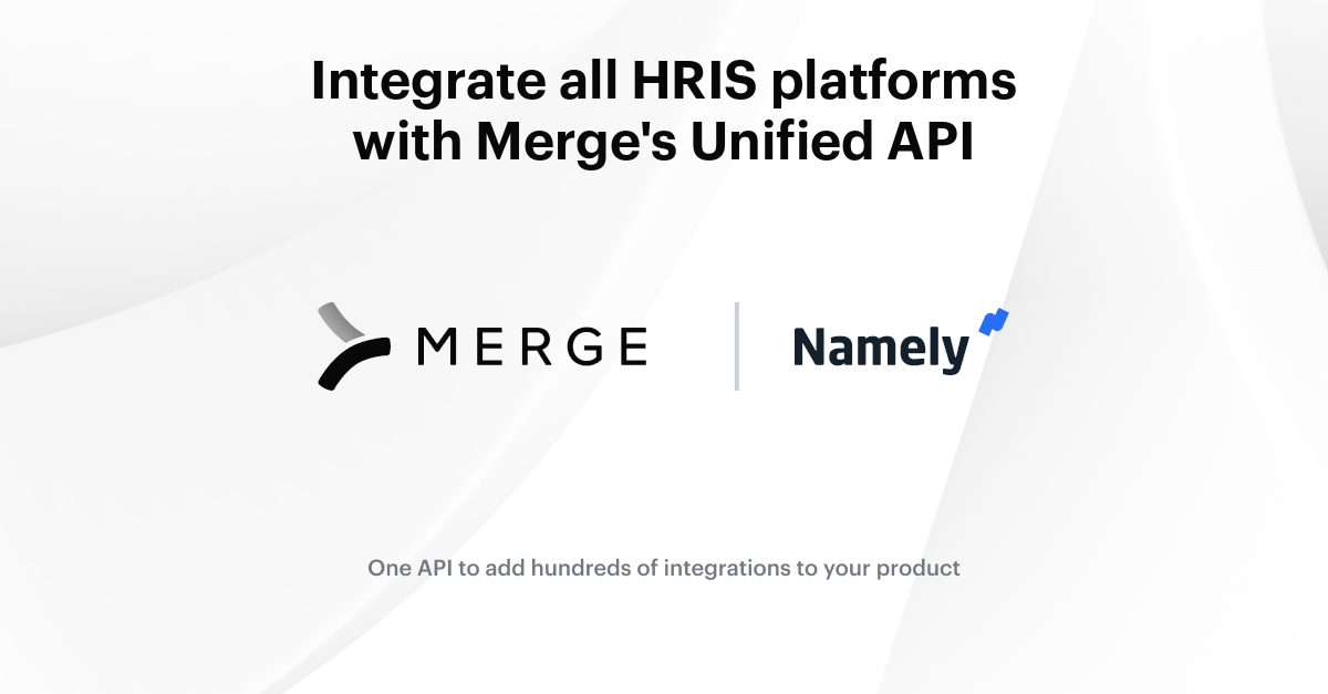 Namely API Integration - Build & Ship Faster with Merge
