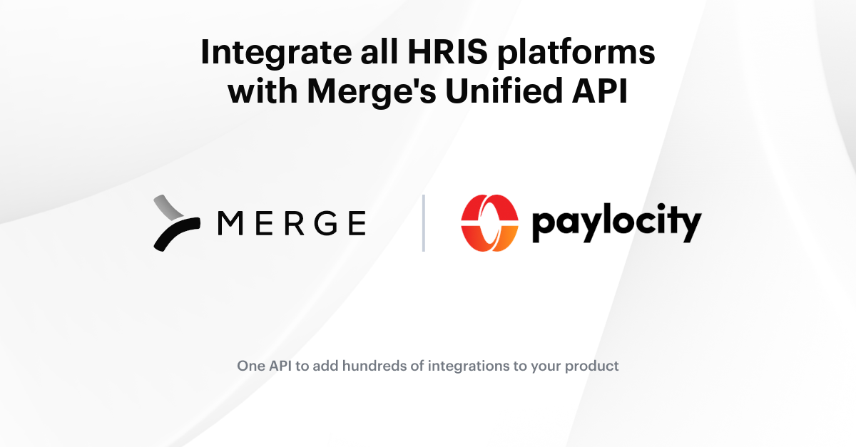 Paylocity API Integration - Build & Ship Faster with Merge